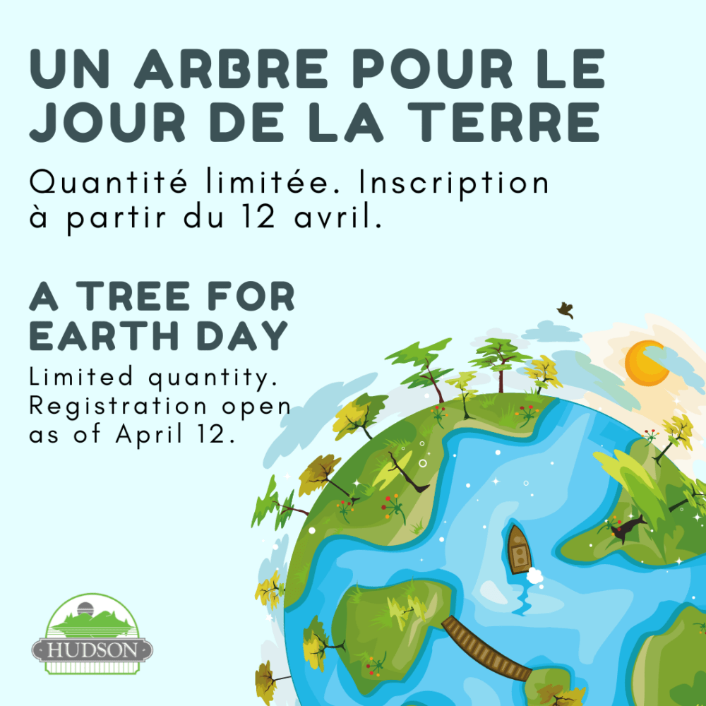 A tree for Earth Day 2024! - Town of Hudson